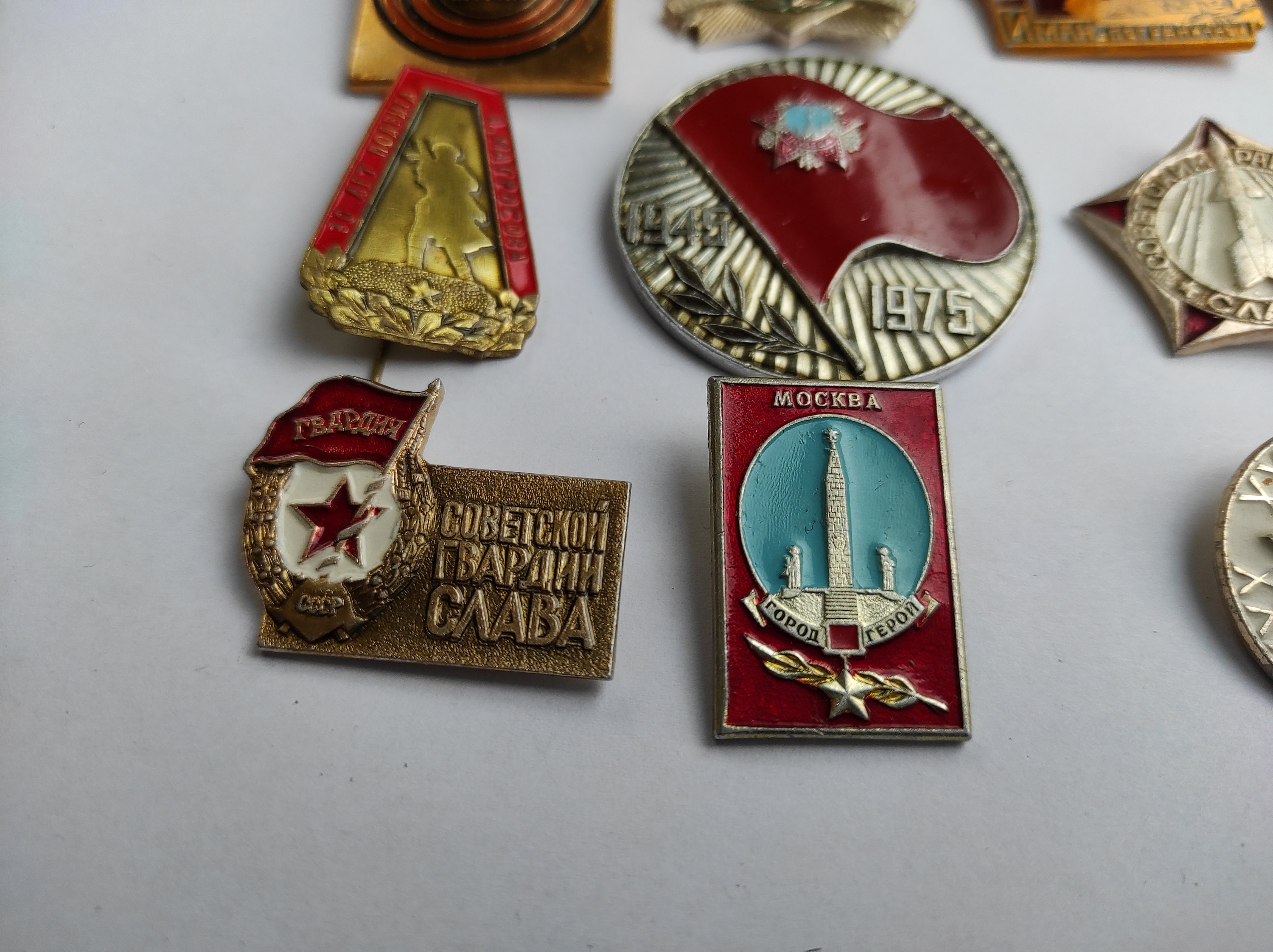 Red Flag Soviet Propaganda Badges Soviet Badges Badges - Etsy