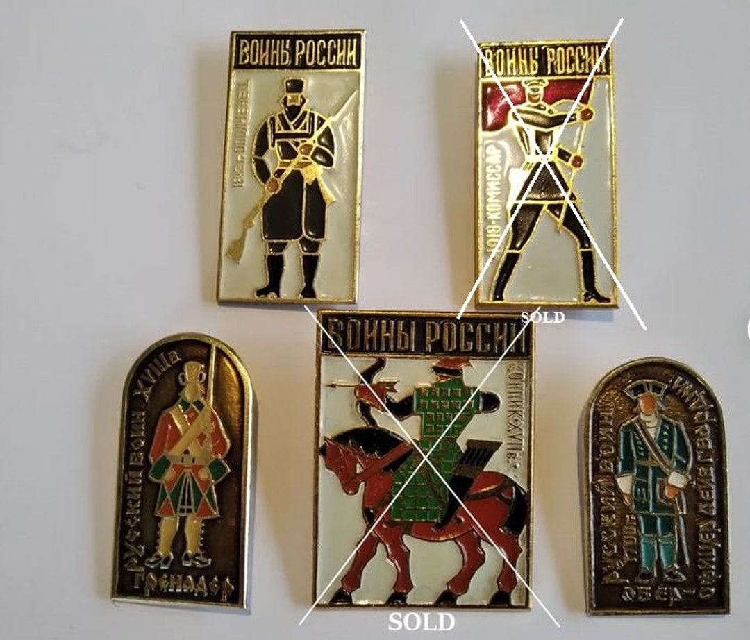 Badges Russian Historical Wars Collectible Badges Army Badges Russian ...