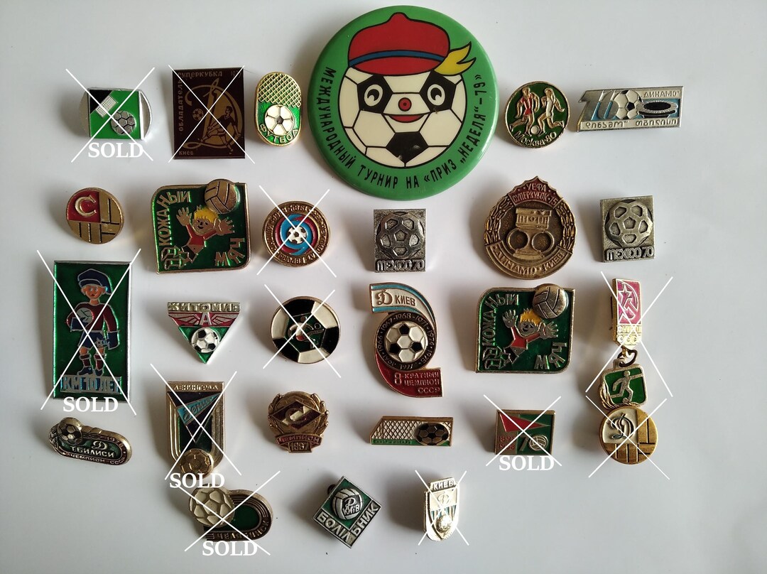 Soviet Football Pins, Sport Badges, Soviet Soccer Teams, Soccer Teams ...