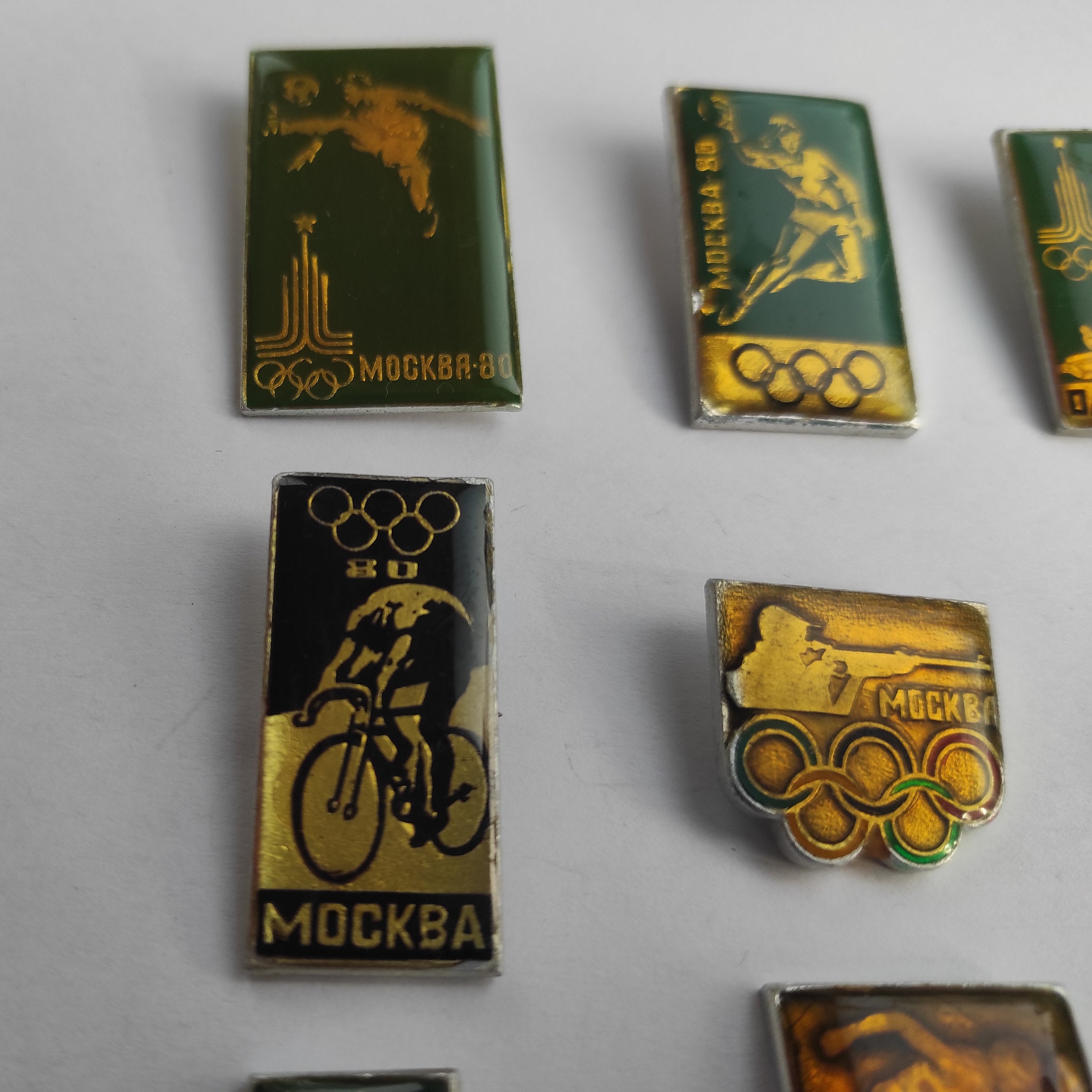 Olympic Moscow 1980 Olympics PINS Sport Badges Olympic Symbols Sports ...