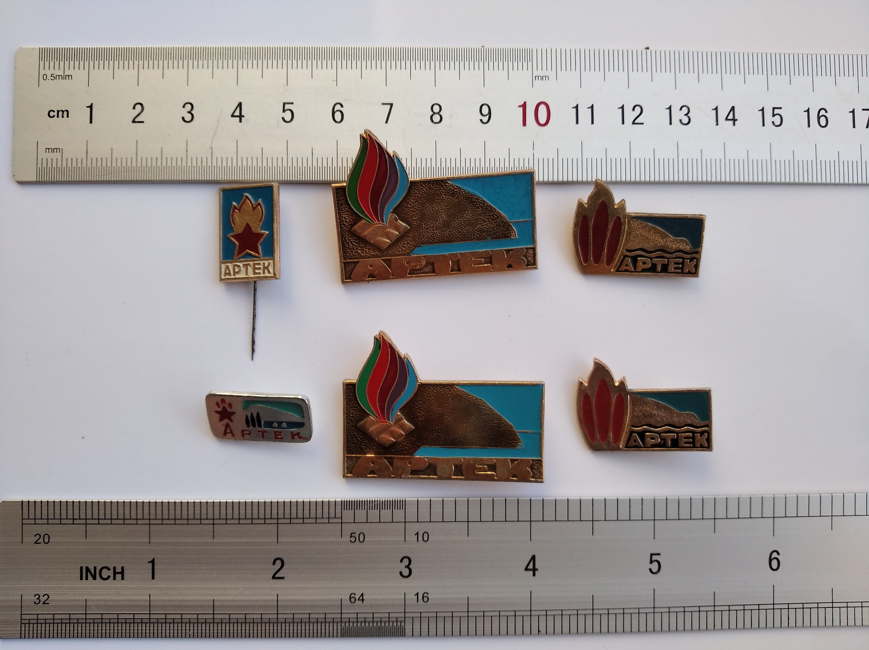 ARTEK Rare Badges From Soviet International Children Center young ...