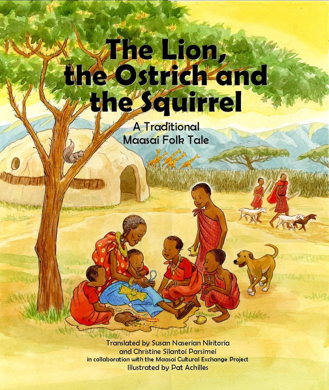 Maasai Folktale Coloring Book: the Lion, the Ostrich and the Squirrel ...