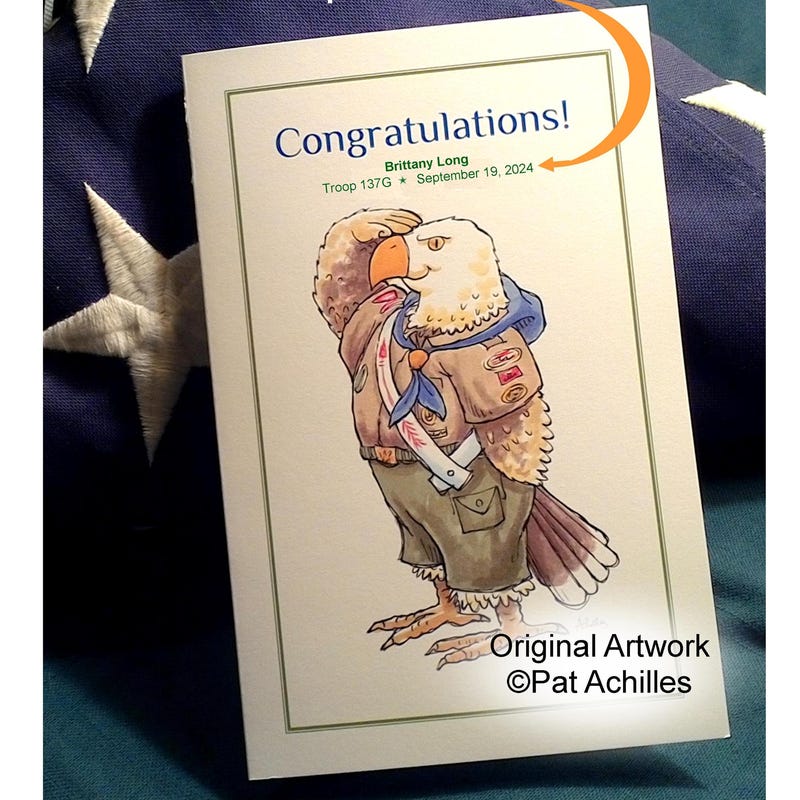 Eagle Scout. Congratulations Card - Etsy Australia
