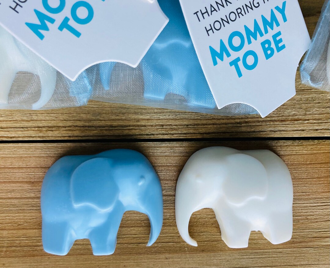 100 Adorable Little Handmade Elephant Soaps, Perfect Party Favors ...