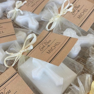 50 Homemade Cross Shaped Soaps, Perfect Party Favors for Wedding ...