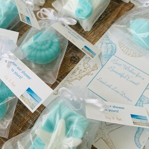100 Little Handcrafted Ocean Beach Themed Soaps, Perfect Party Favors ...