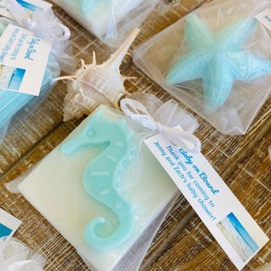 100 Little Handcrafted Ocean Beach Themed Soaps, Perfect Party Favors ...