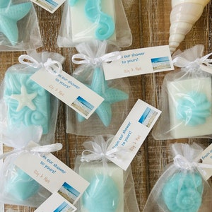 100 Little Handcrafted Ocean Beach Themed Soaps, Perfect Party Favors ...
