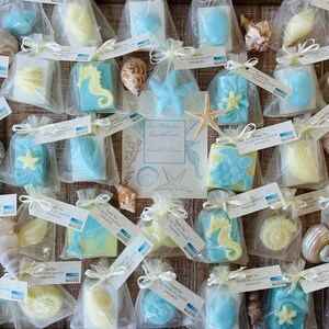 100 Little Handcrafted Ocean Beach Themed Soaps, Perfect Party Favors ...