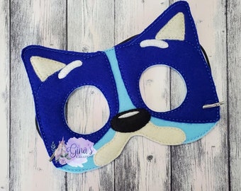 Bluey Mask - Etsy UK