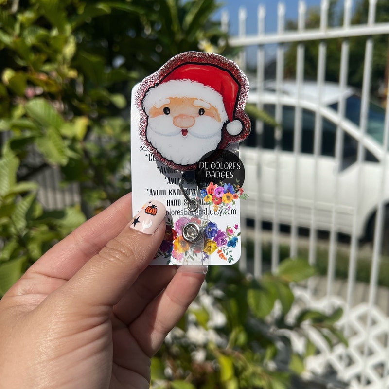 Christmas Badge Reel - Etsy