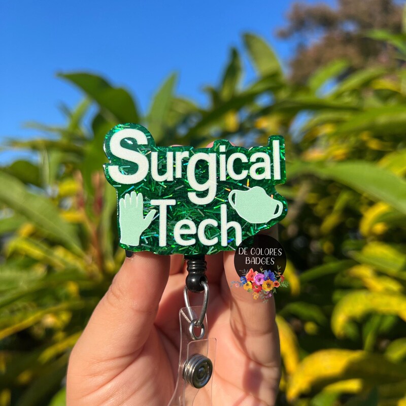 Surgical Tech Badge - Etsy