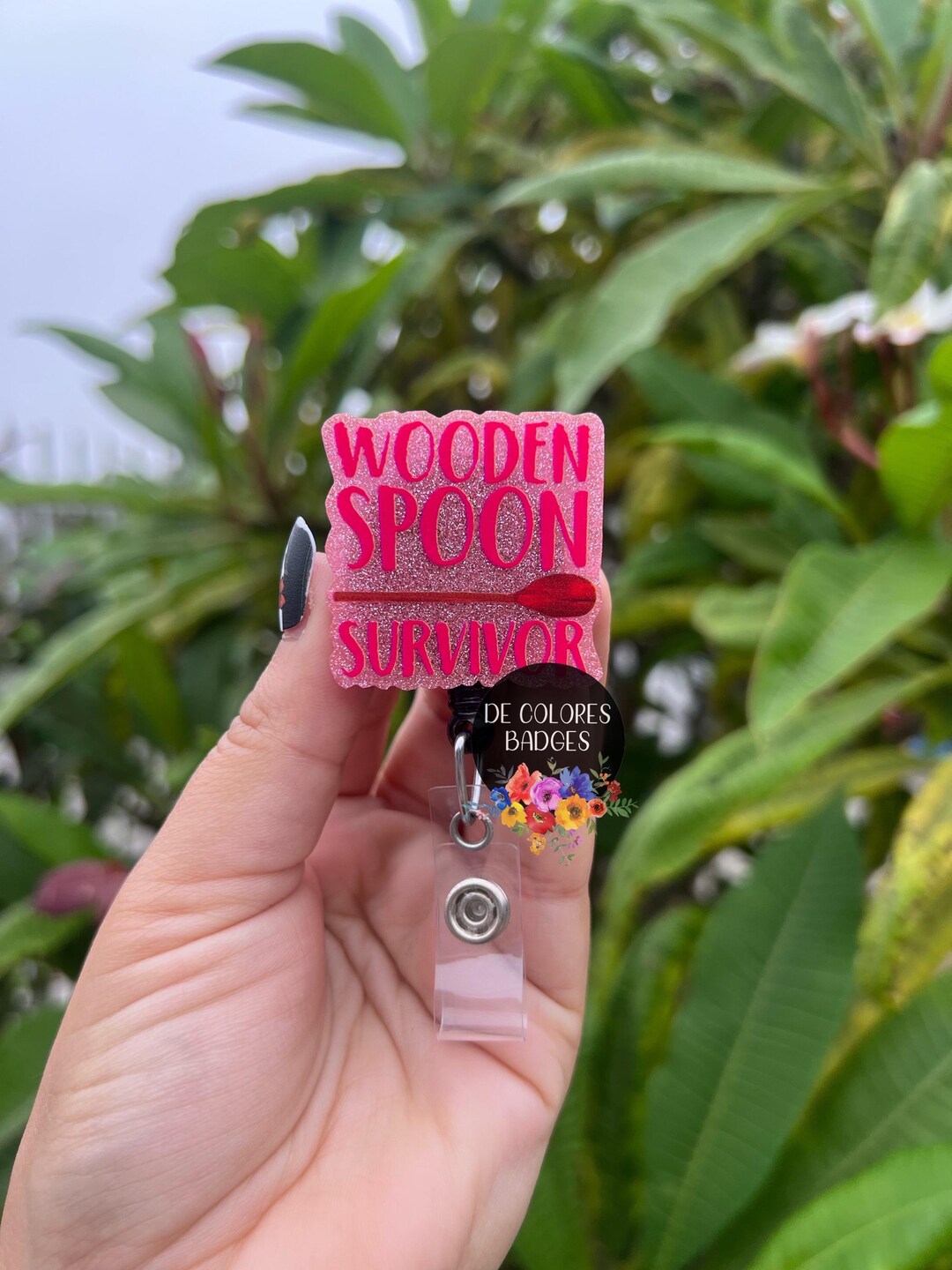 Wooden Spoon Survivor Badge, Mens Badge Funny Badge, Funny Italian ...