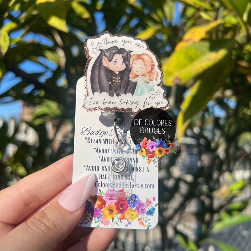 Book Badge Reel - Etsy