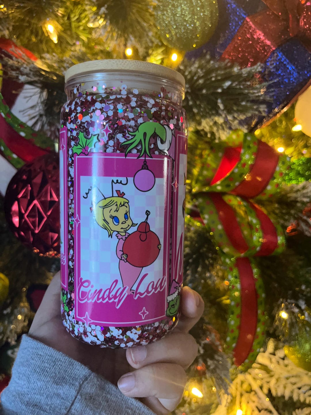 The Grinch 16oz Snowglobe Cup - Etsy