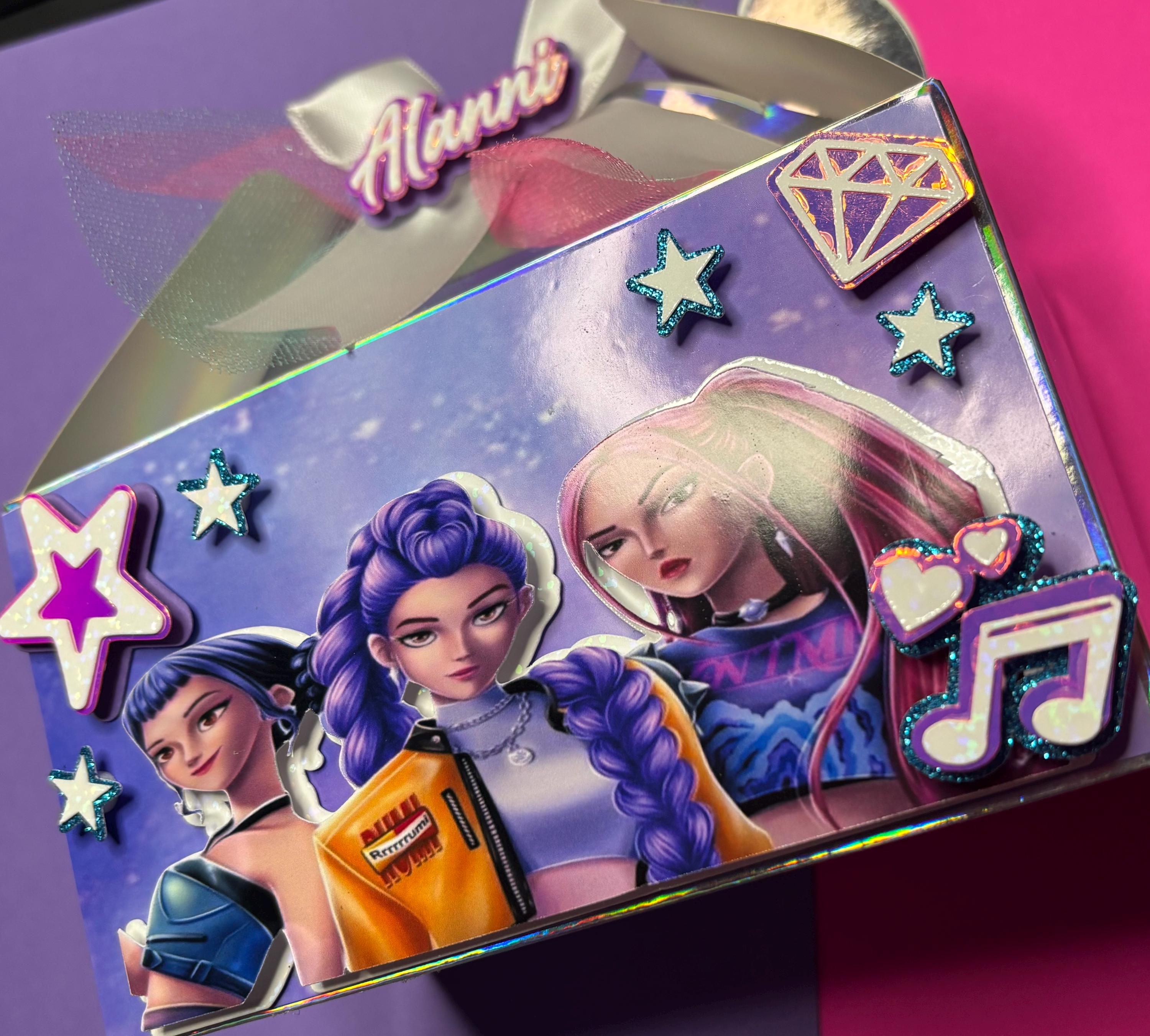 Huntrix K-pop Demon Hunters Party Favor Boxes - Etsy