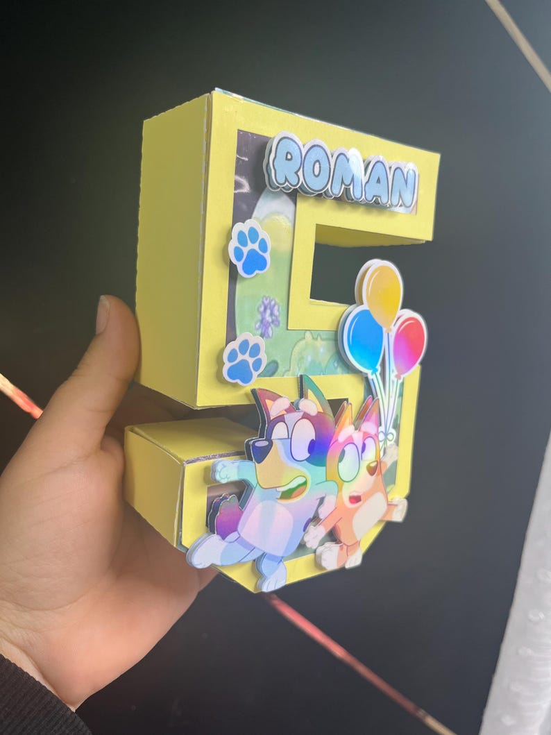 Bluey 3d Letters - Etsy