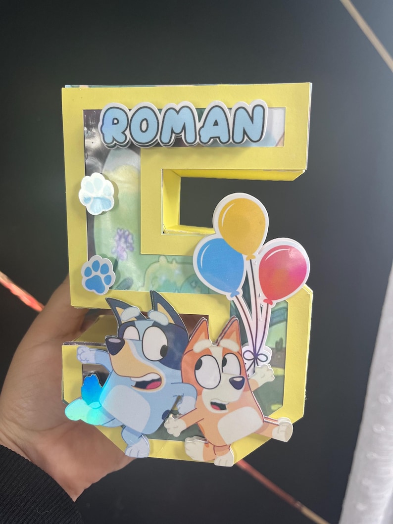 Bluey 3d Letters - Etsy