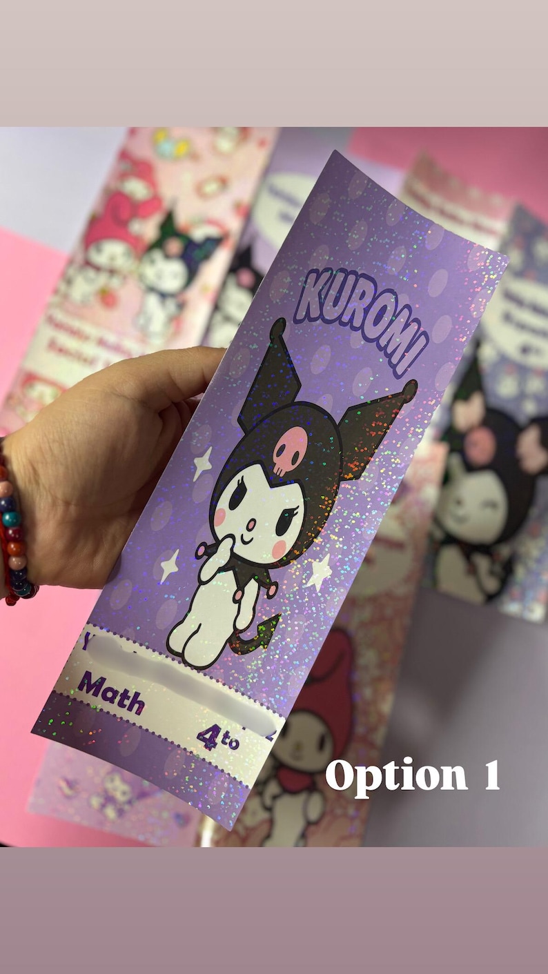 Kuromi & My Melody Custom Strip for Notebook - Etsy