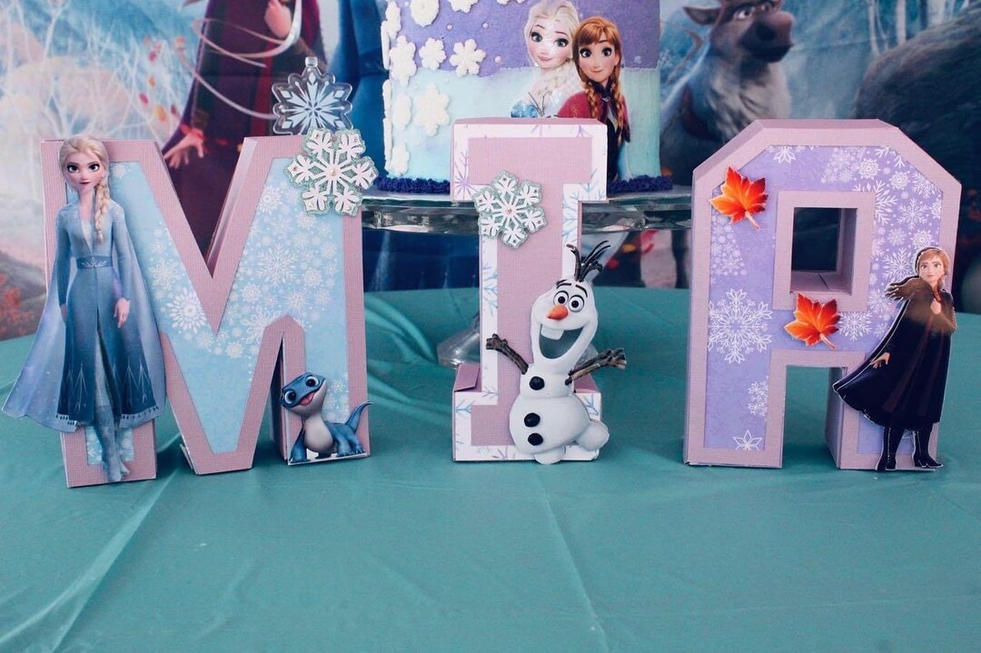 Frozen 2 Party, 3D Letters - Etsy
