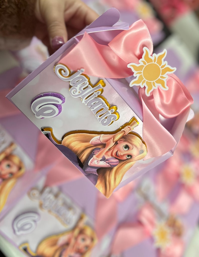 Princess Rapunzel Tangled Party Favor Boxes - Etsy