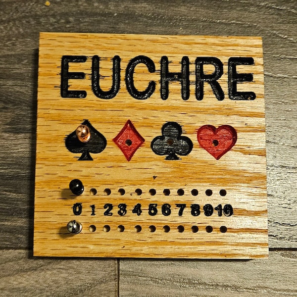 Euchre Score Board - Etsy