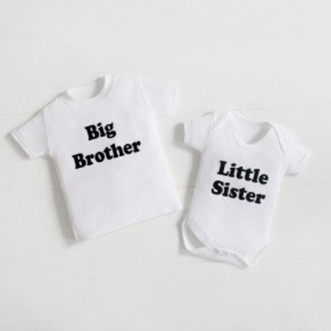 Big Brother, Little Sister - Baby / Toddler Outfit - Etsy