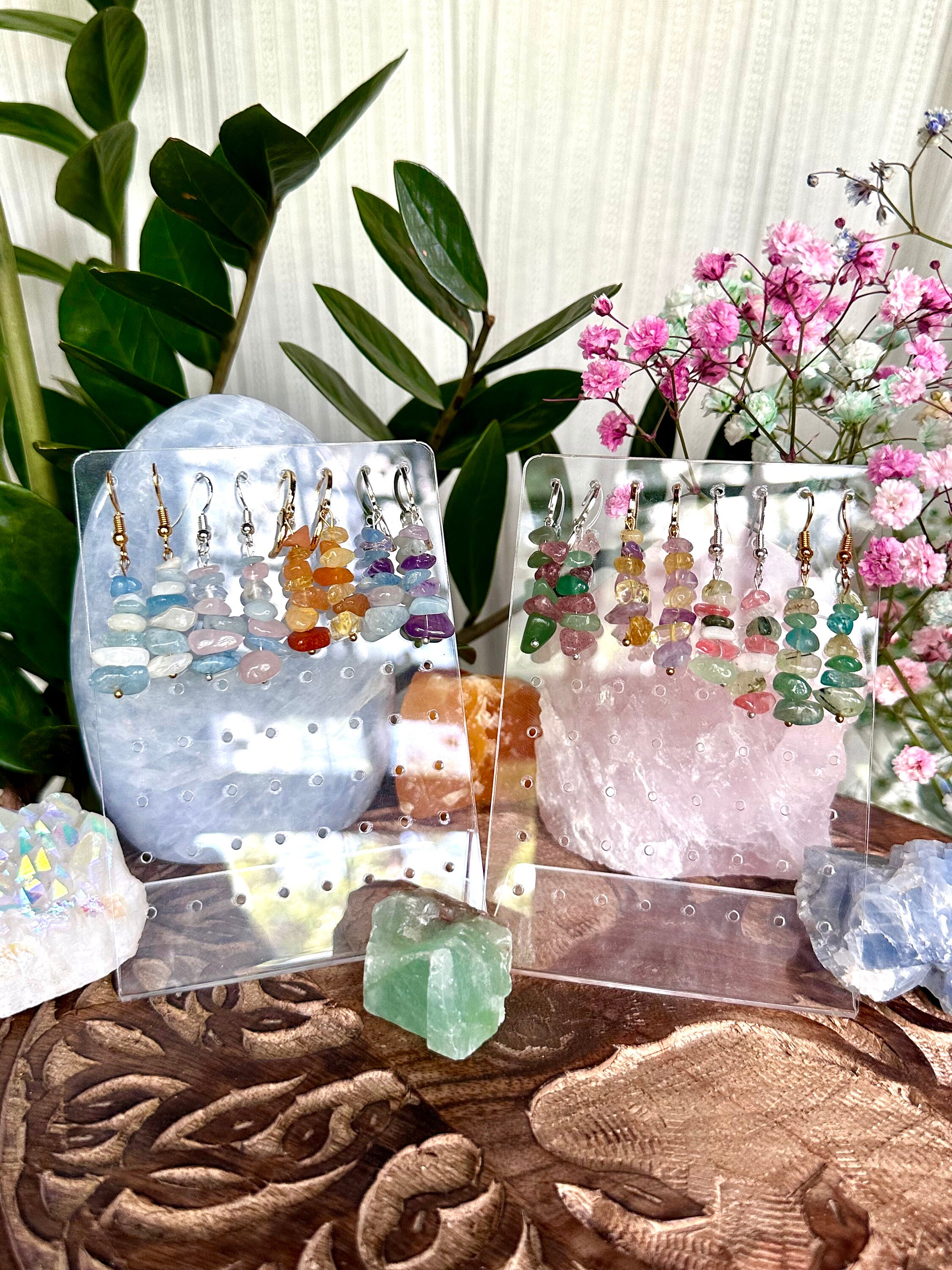 Summer Collection: Crystal Chip Jewelry Set - Etsy