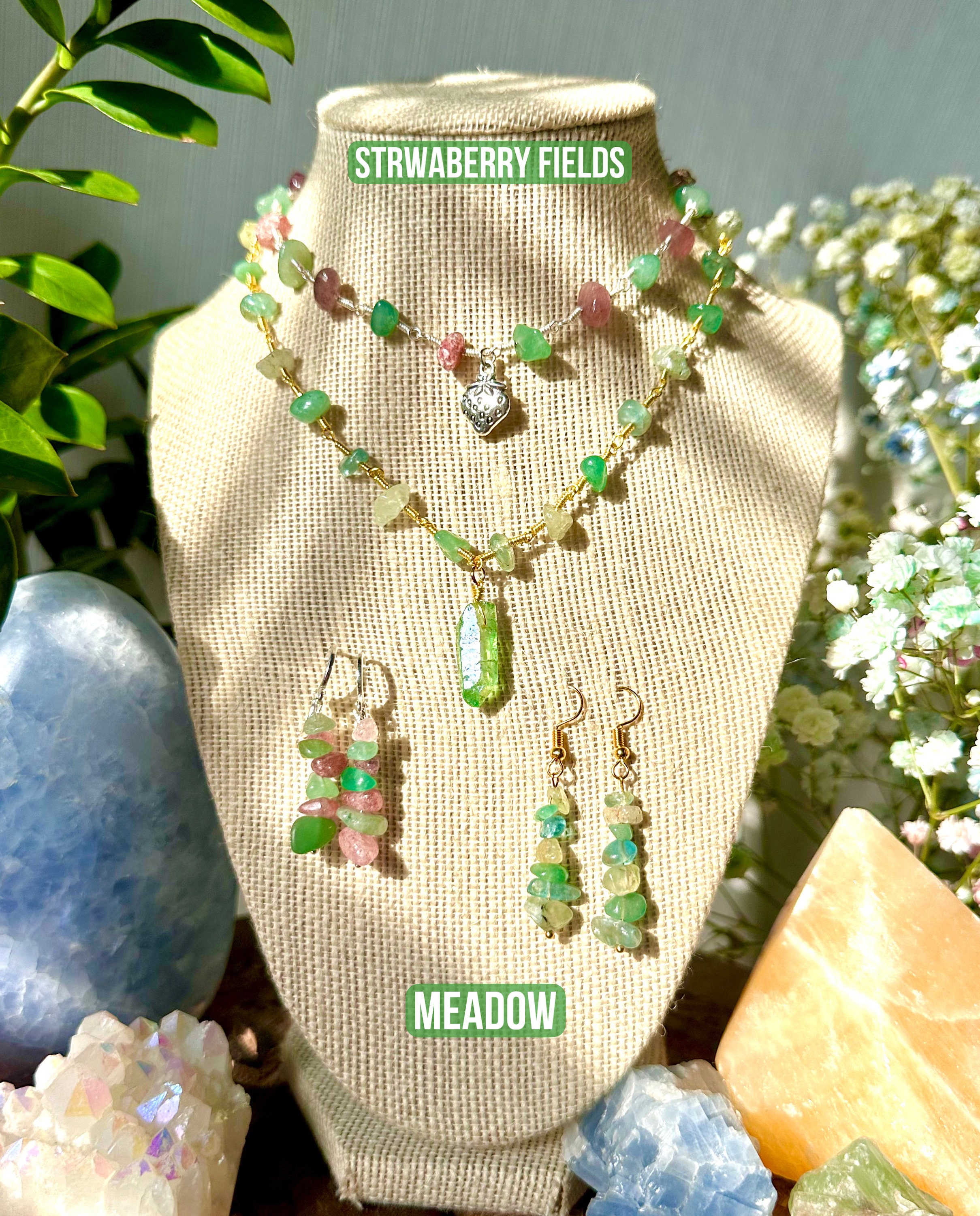 Summer Collection: Crystal Chip Jewelry Set - Etsy