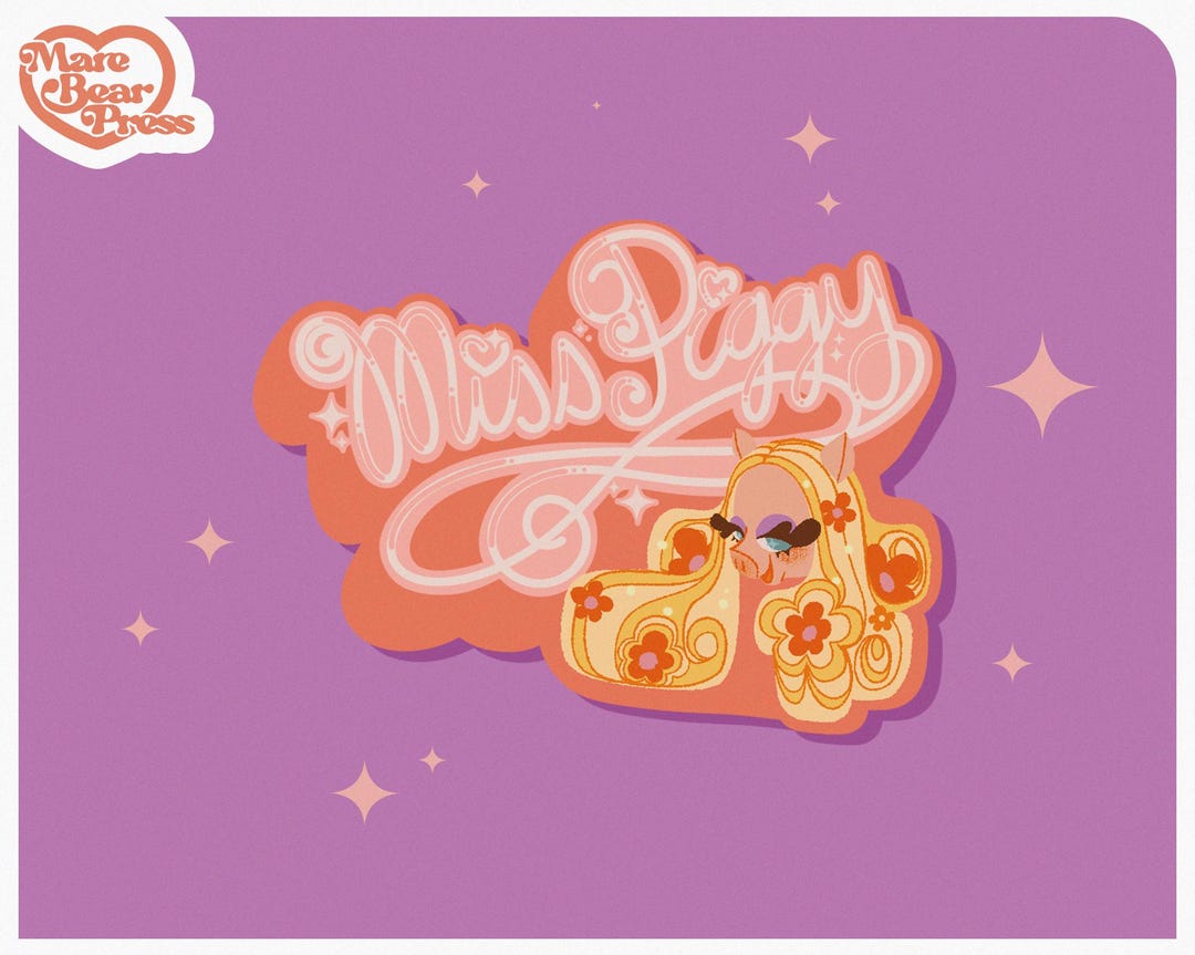 Miss Piggy - 3 In. Sticker - Stickers for Bullet Journal, Scrapbooks ...