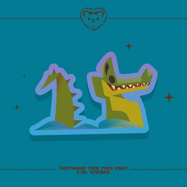 Tick Tock Croc - Etsy