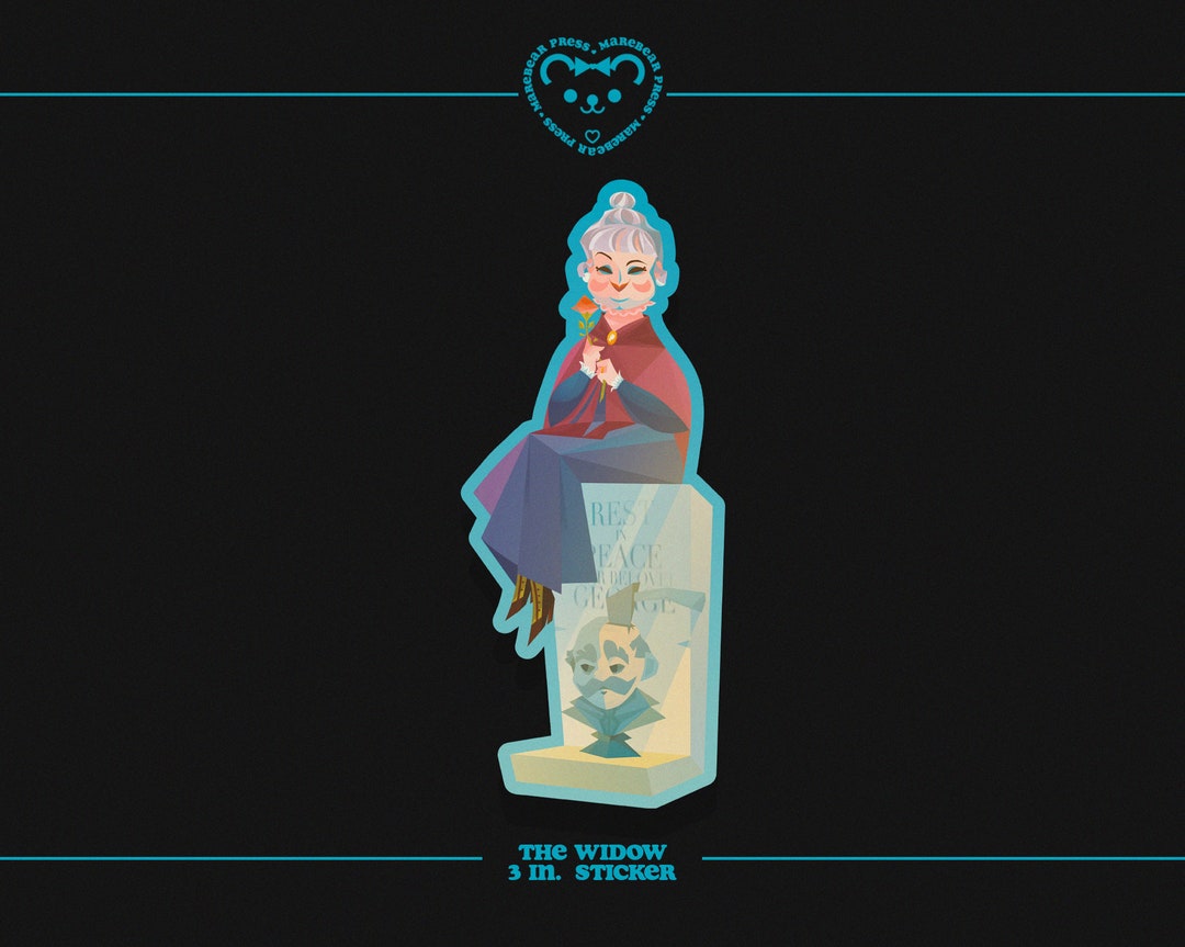 The Widow - 3 In. Sticker - Stickers for Bullet Journal, Water Bottles ...