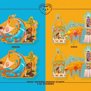 Magic Happens Floats - 3 In. Stickers - Stickers for Bullet Journal ...