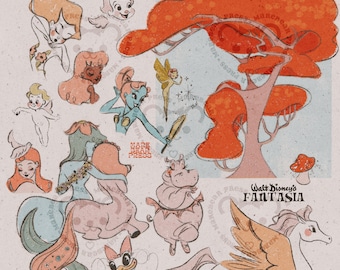 Fantasia Art Print Blue Centaurette, Wall Art, Poster, Home Decor - Etsy