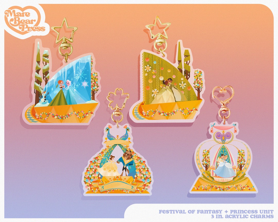 Shining Magically: Princess Floats - Acrylic Charm - 3 In. - Festival ...