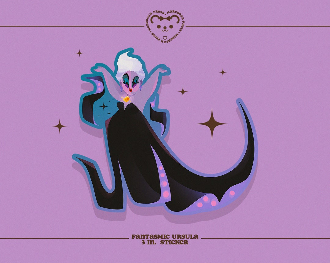 Ursula - 3 In. Sticker - Stickers for Bullet Journal, Water Bottles ...