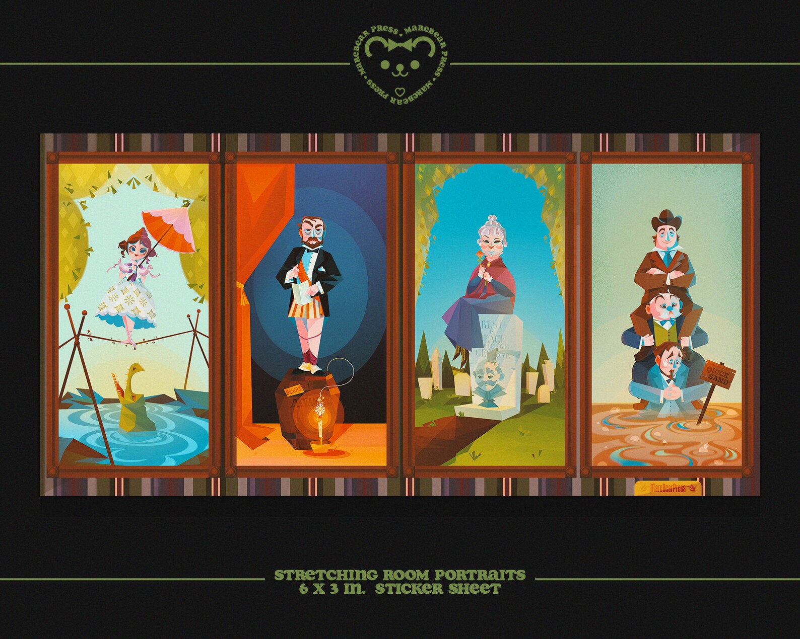 Stretching Room 6x3 In. Sticker Sheet Stickers for Bullet - Etsy