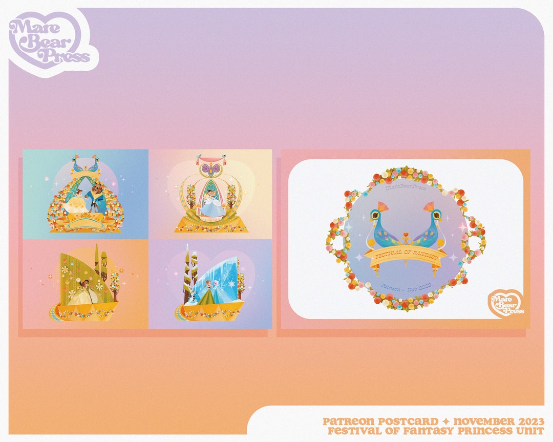 Patreon Postcard - November 2023 - Shining Magically - Etsy