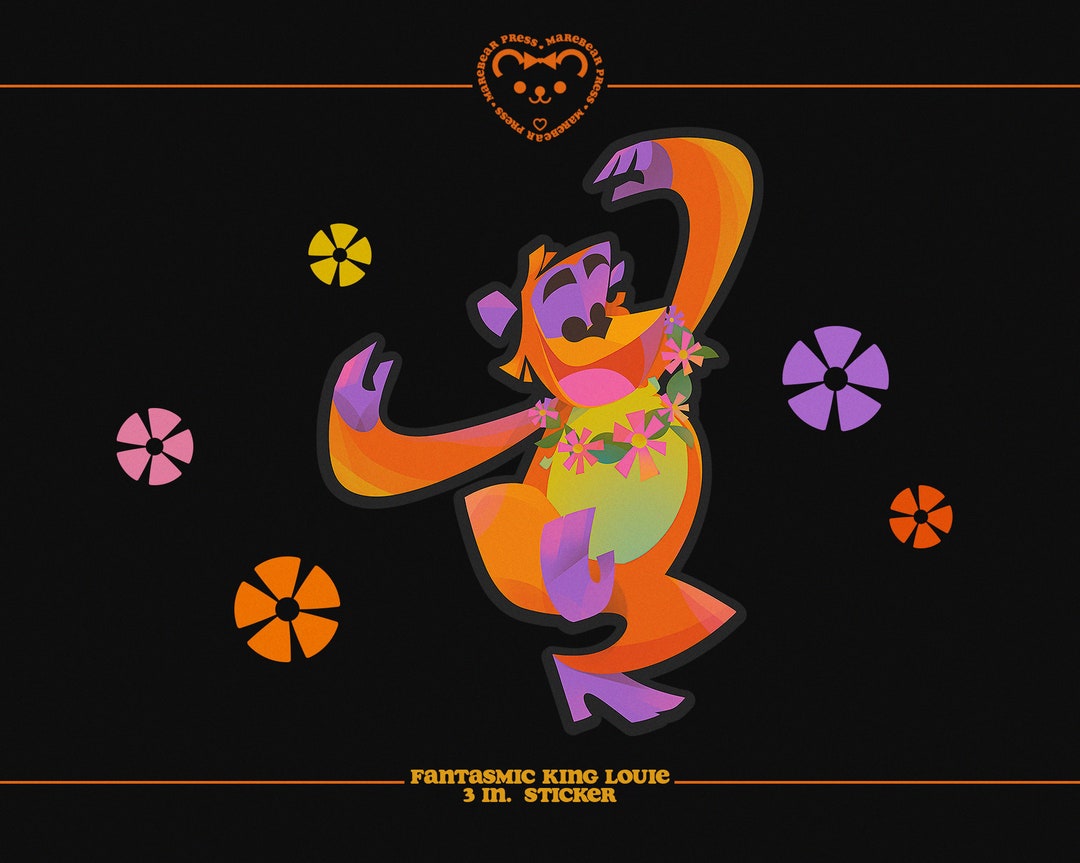 King Louie - 3 In. Sticker - Stickers for Bullet Journal, Water Bottles ...