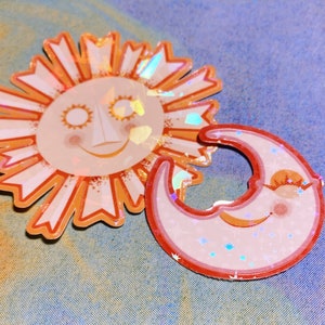 There is Just One Moon and One Golden Sun - Stickers - Etsy