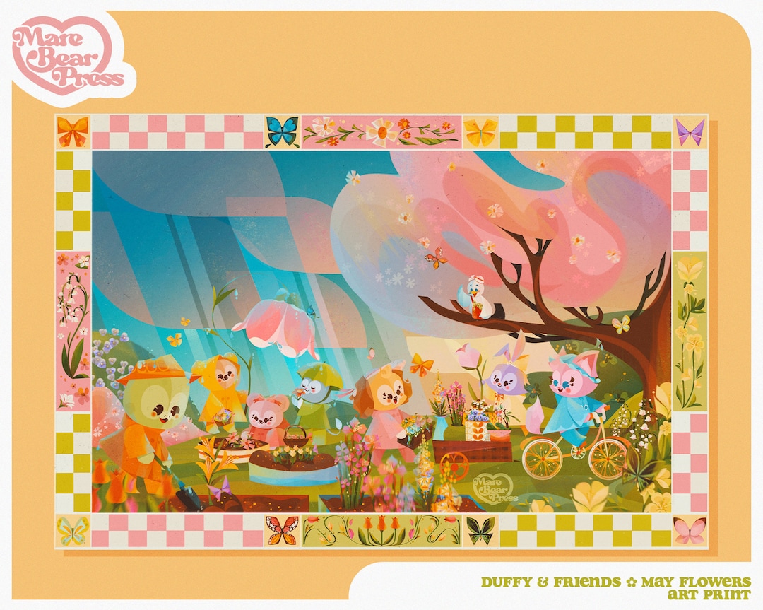 April Showers Bring May Flowers - Art Print - Featuring Duffy & Friends ...