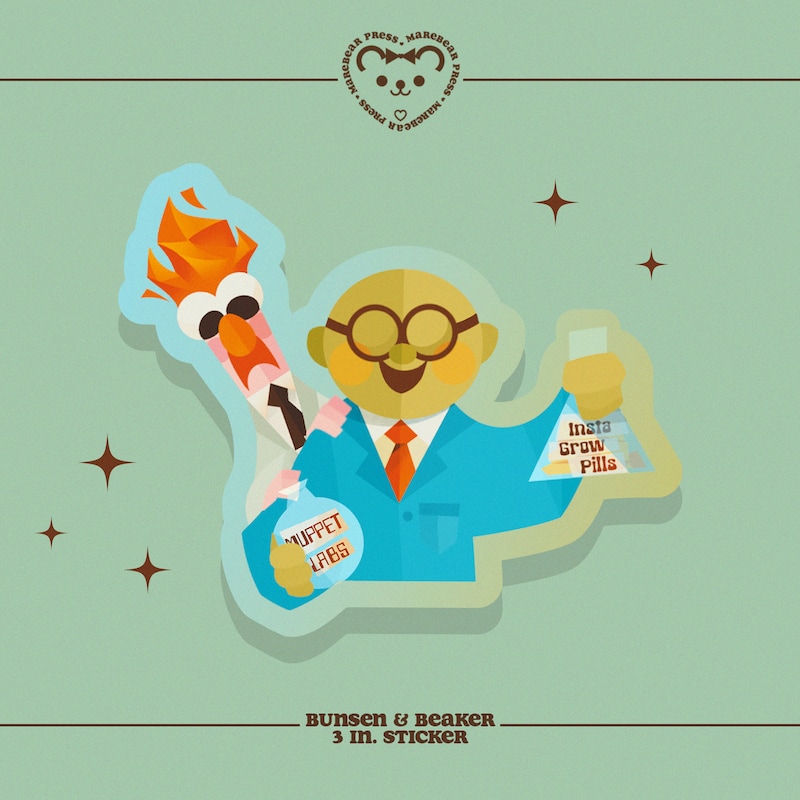 Beaker Muppet - Etsy