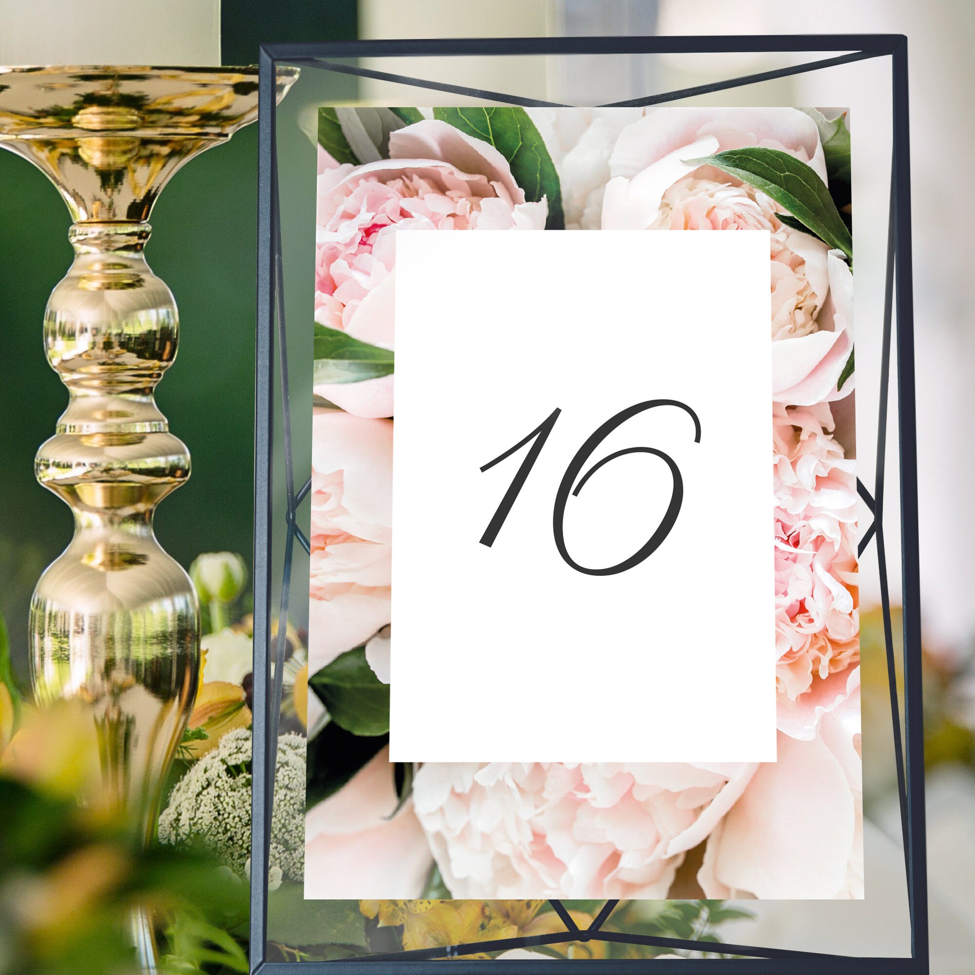 Printable Table Numbers No. 1-40 Floral Rustic Wedding Table | Etsy