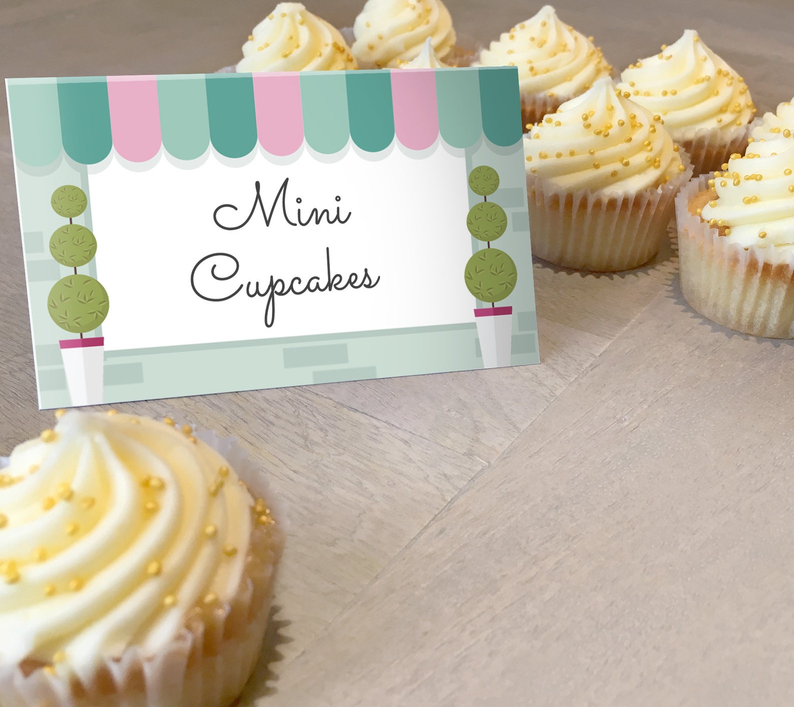 Printable Place Cards, Food Labels, Food Tent Cards, Girls Candy Shop ...