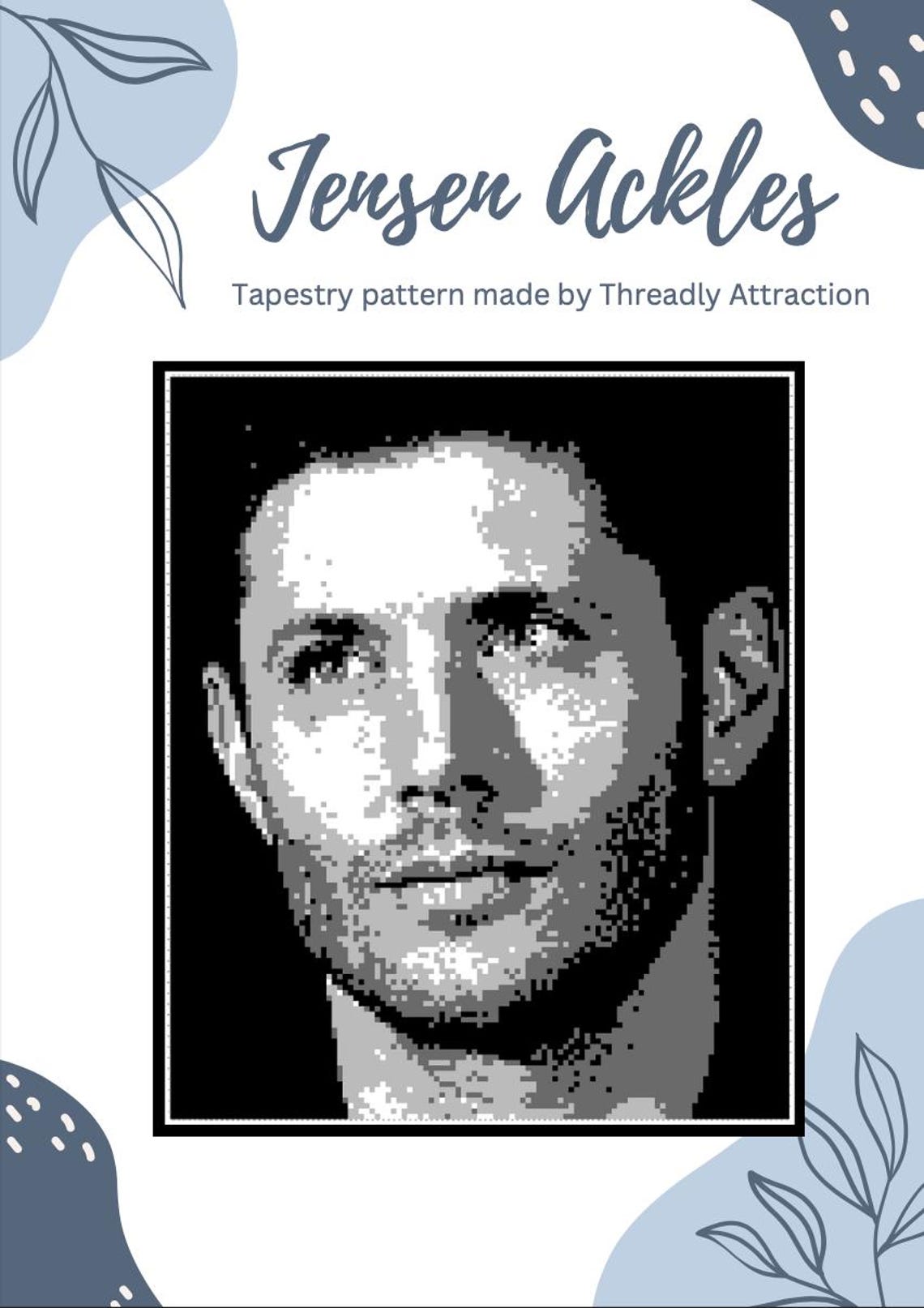 PATTERN** Large Supernatural Jensen Tapestry - Etsy