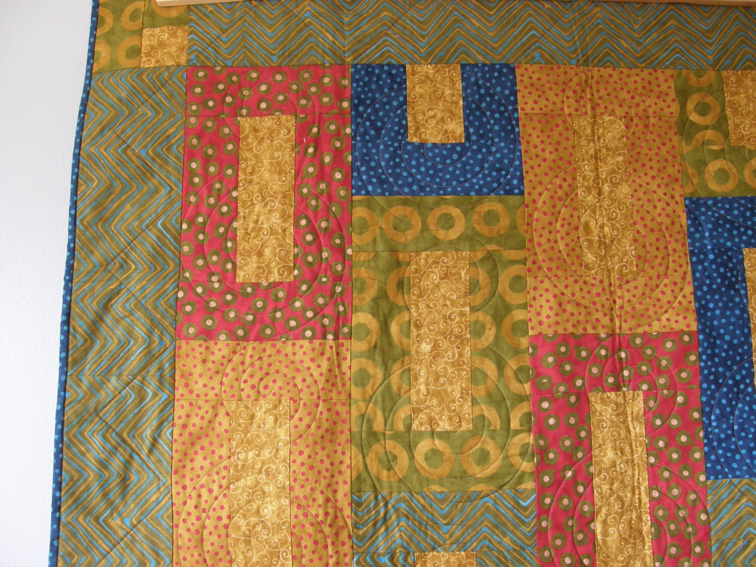 Gold Boxes Quilt - Etsy