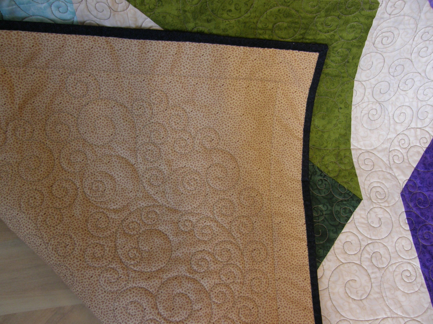 Ribbons Quilt / Bedspread - Etsy