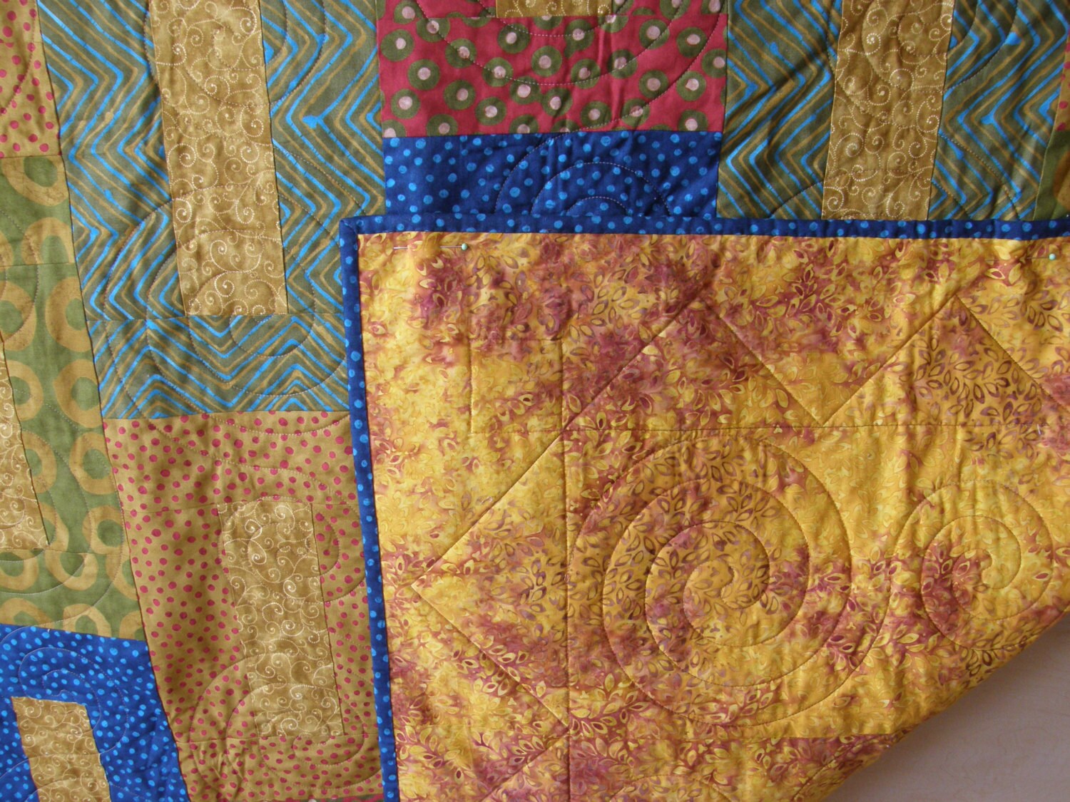 Gold Boxes Quilt - Etsy