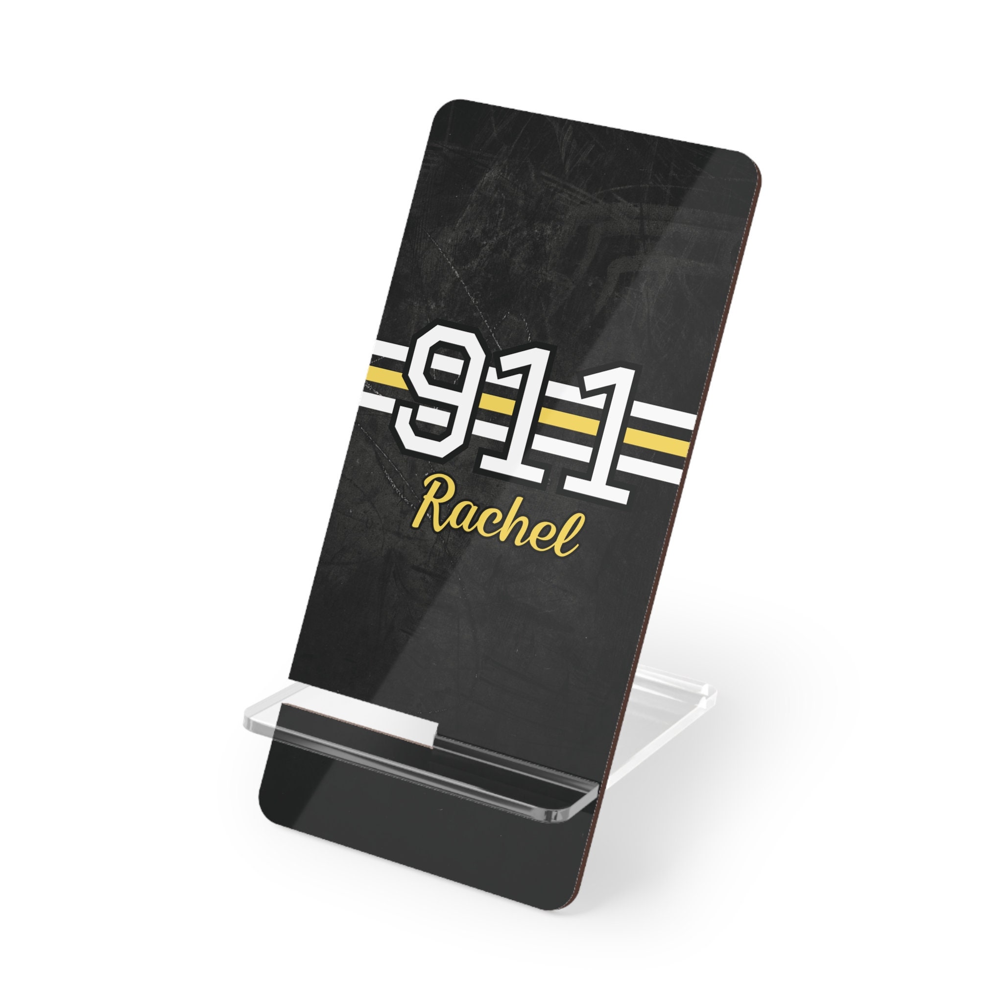 Custom 911 Dispatcher Mobile Display Stand for Smartphones Personalized ...