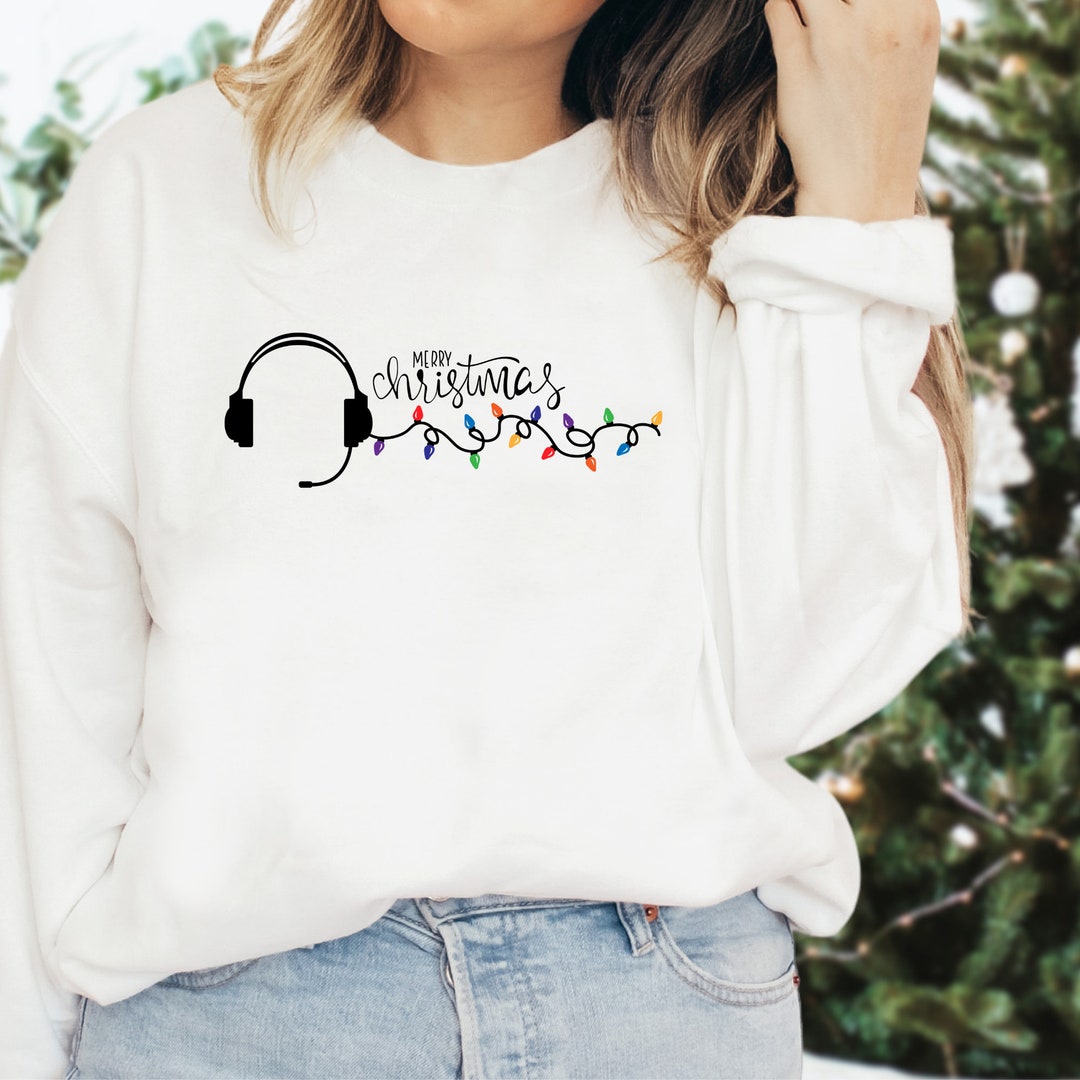 Holiday 911 Dispatcher Merry Christmas Lights Unisex Heavy Blend ...